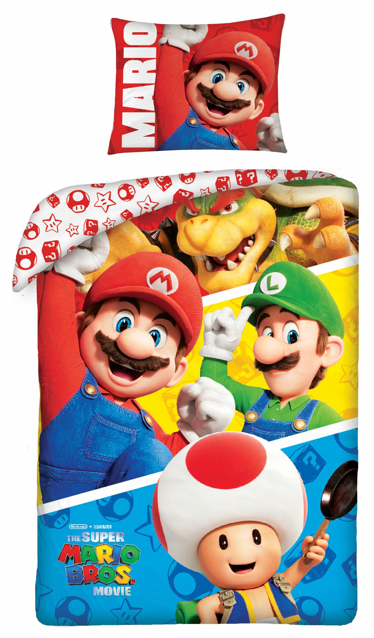 Mario Dekbedovertrek Todd Mario Luigi Bowser 140 X 200 Cm